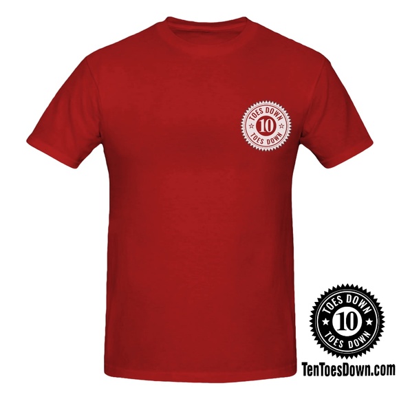 Ten Toes Down | Shirts | Mens Ten Toes Down Casual Logo T Shirt ...